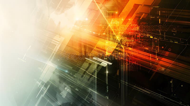 Electronic Abstract Background Stock Image - Image of blue, graphic ...