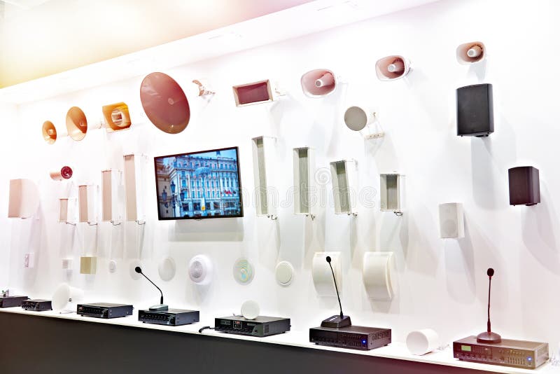 Electronic Acoustic Warning Systems in Store Stock Image - Image of ...