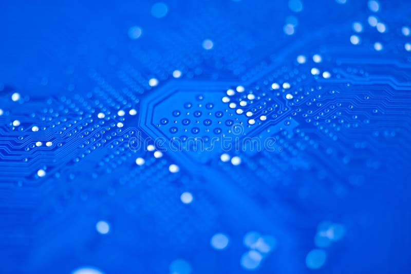 Electronic Background Texture Stock Image - Image of blue, microchip ...