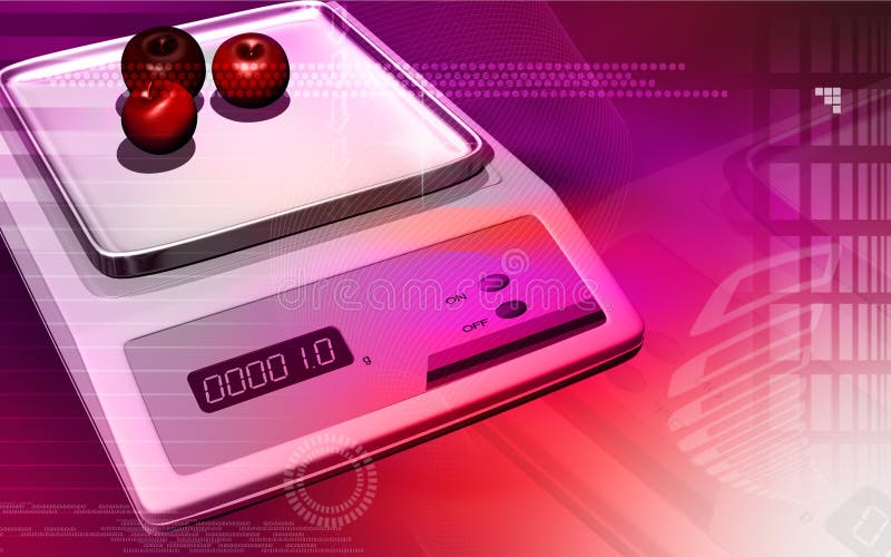 Electronic balance stock illustration. Illustration of balance - 15767770