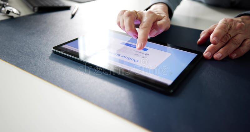 Electronic Bank Balance Statement and Transfer Stock Image - Image of ...