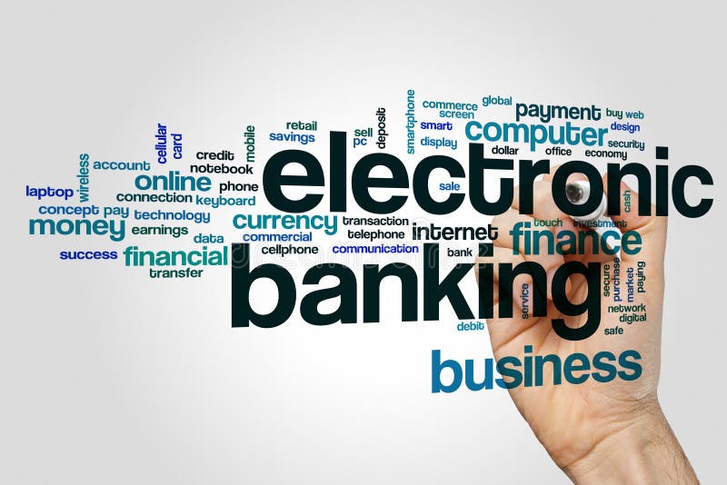Electronic E-Banking Investment Economics Concept Stock Photo - Image ...