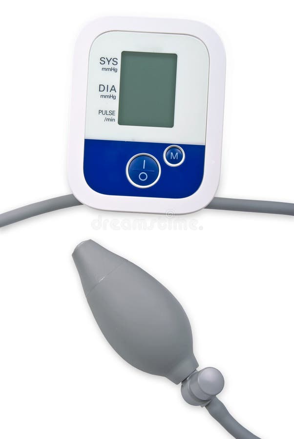 Electronic Blood Pressure Device Stock Photo - Image of measuring ...