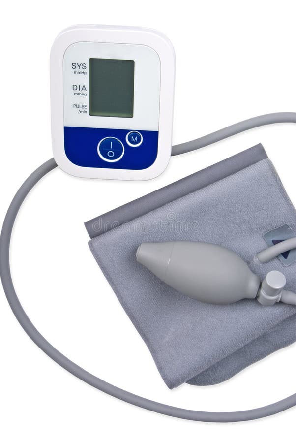 Blood Pressure Measuring Device. Stock Image - Image of clinic, heart ...