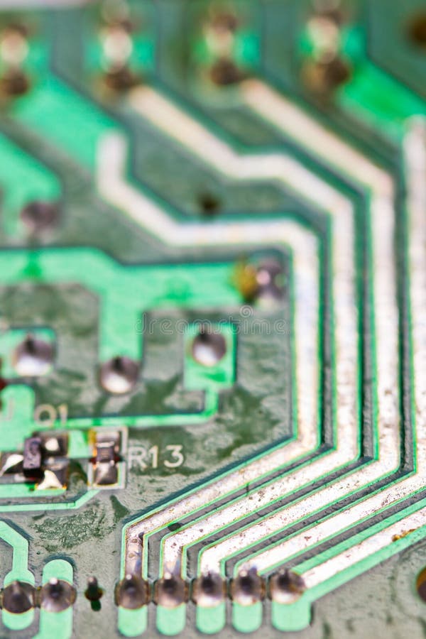 Electronic board stock image. Image of capacitor, equipment - 36648367