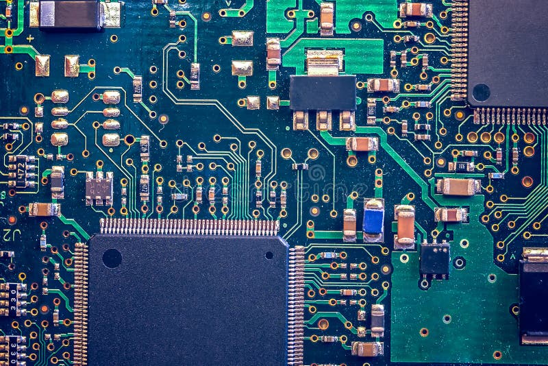 Electronic board stock photo. Image of electronics, semiconductor ...