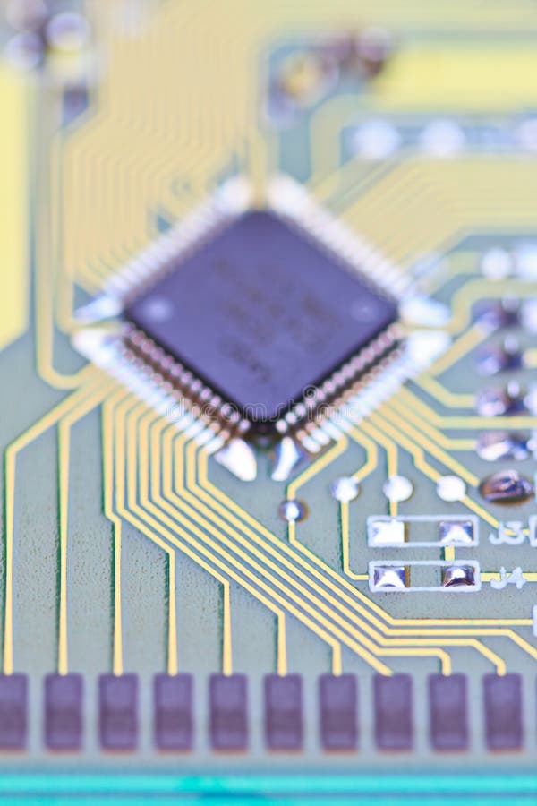 Electronic board stock image. Image of electronic, chip - 36647959