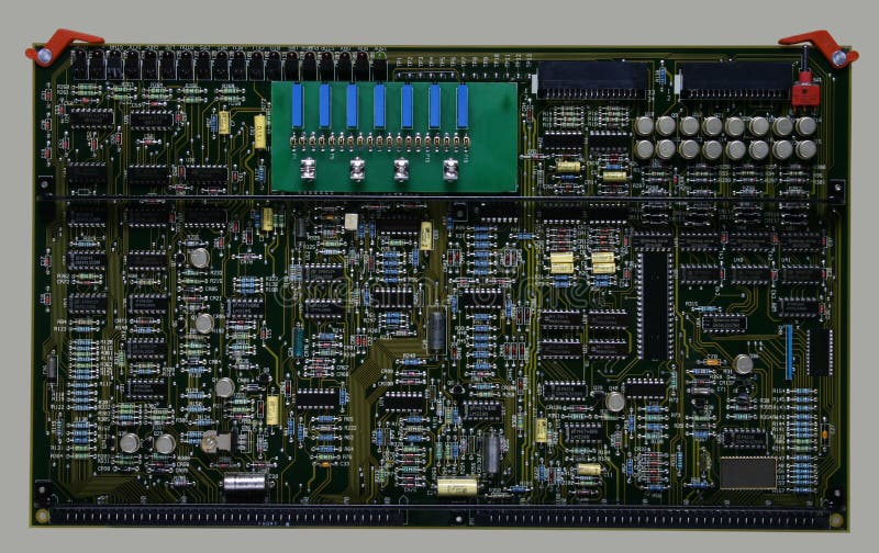 Electronic Board for Computer and Electronic Control Units Stock Image ...