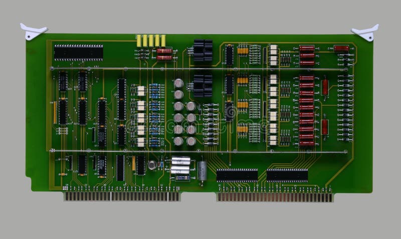 Electronic Board for Computer and Electronic Control Units Stock Image ...