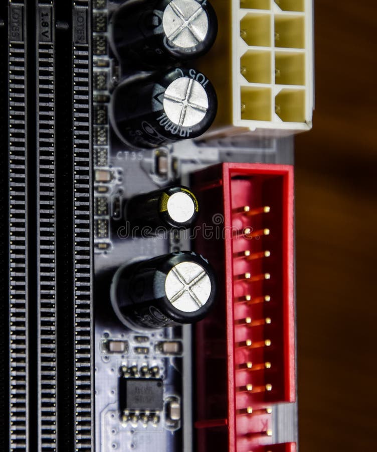 Electronic Board with Electrical . Electronics of Computer Equipment ...