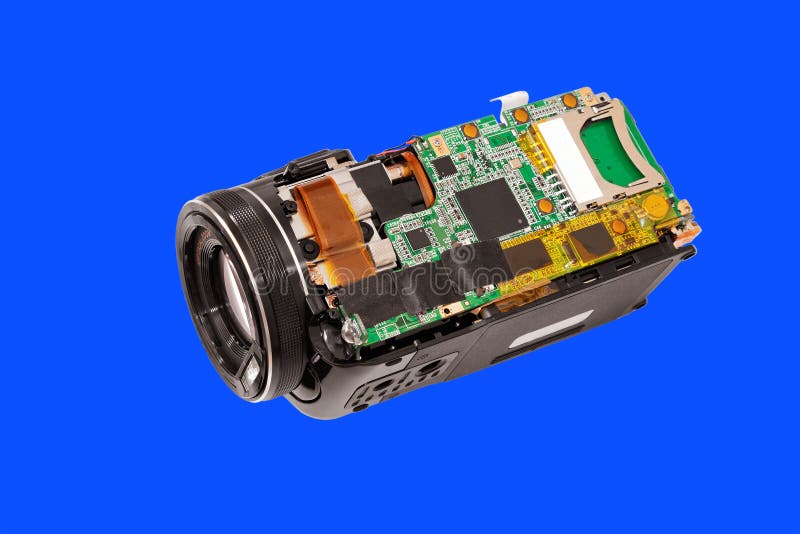Disassembled camera. stock photo. Image of camera, complexity - 35190728