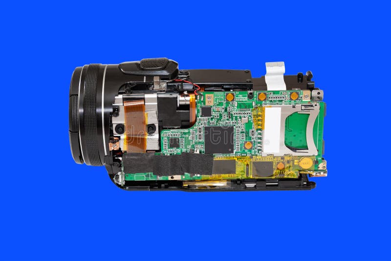 Disassembled camera. stock photo. Image of camera, complexity - 35190728
