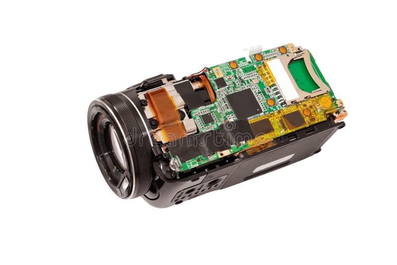 Disassembled camera. stock photo. Image of camera, complexity - 35190728