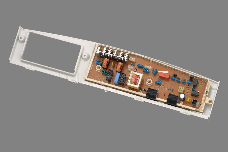 Electronic Board from the Washing Machine. Stock Photo - Image of ...