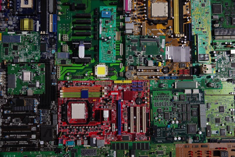 Modules of the Electronic Designer for Training Stock Photo - Image of ...