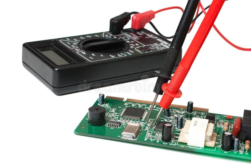 Electronic Circuit Boards Digital Multimeter Stock Photos - Free ...