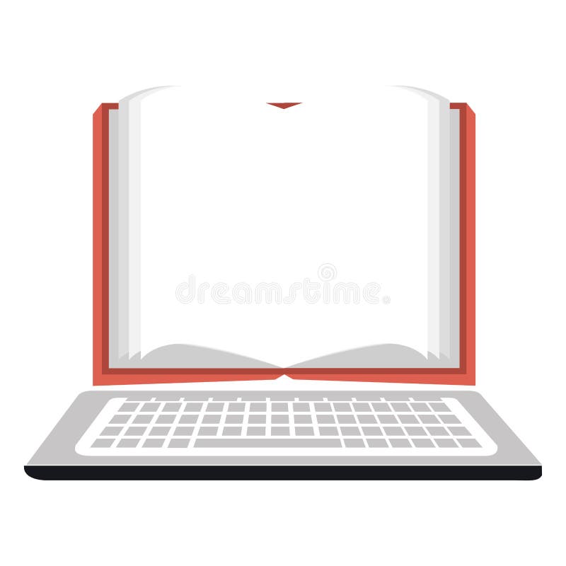 Electronic Book Technology Icon Stock Illustration - Illustration of ...