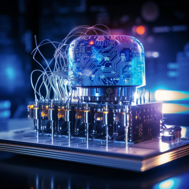 Electronic Brain on the Motherboard. Revolutionizing Companies with ...