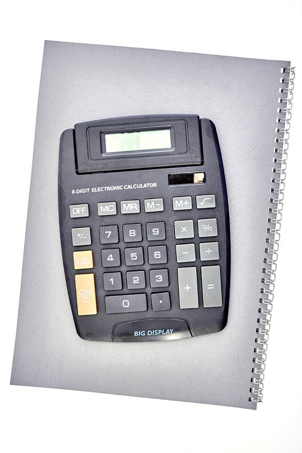 Electronic Business Calculator Stock Photo - Image of market ...