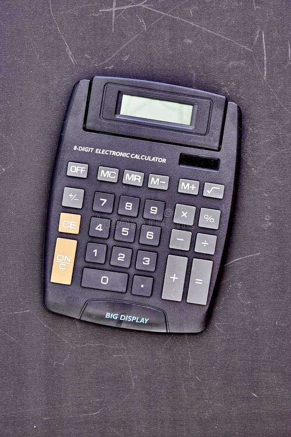 Electronic Business Calculator Stock Image - Image of interest ...