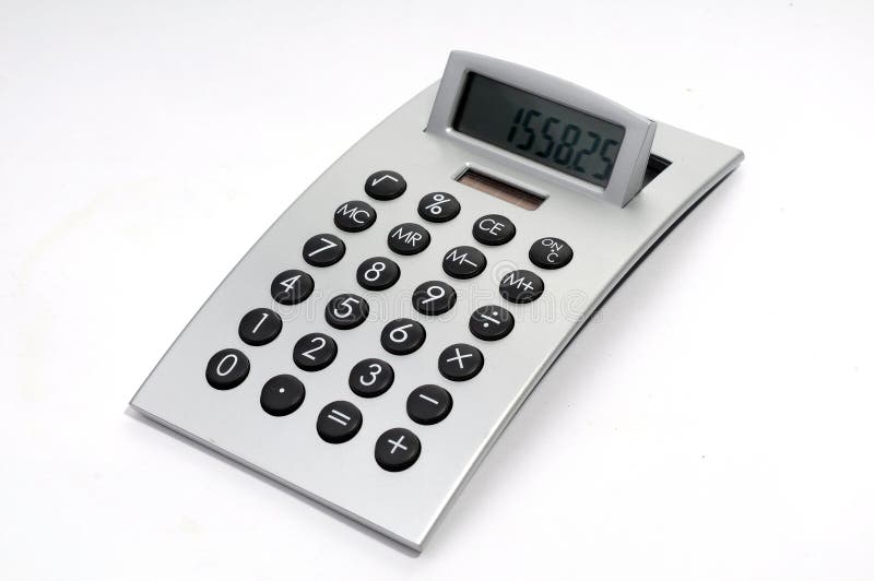Electronic Calculator stock image. Image of budget, management - 601747