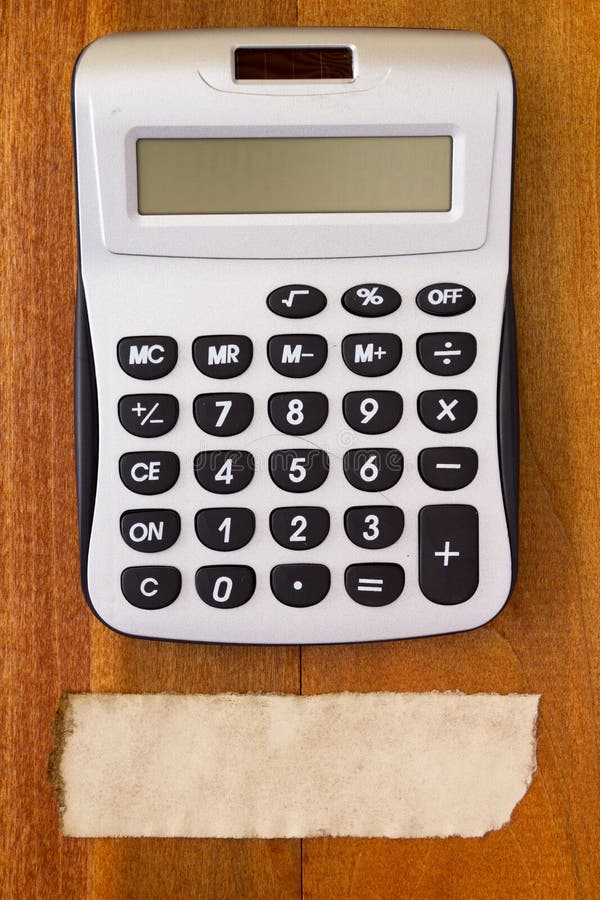 Electronic calculator stock photo. Image of empty, accounting - 49443594