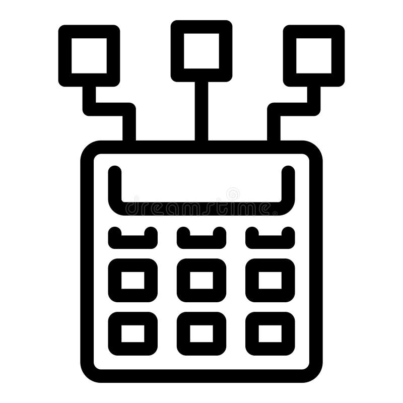 Electronic Calculator Performing Mathematical Operation with Data ...