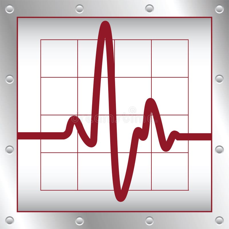Heart on a Cardiogram stock vector. Illustration of monitor - 21324961 Heart on a Cardiogram stock vector. Illustration of monitor - 21324961