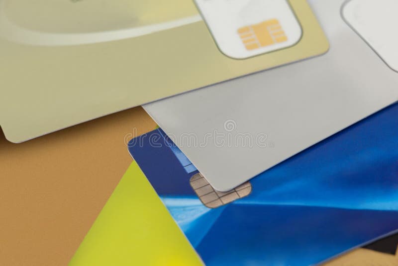 Electronic Cards with Micro Chip Stock Image - Image of purchase, smart ...