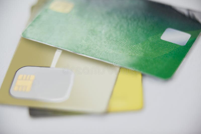 Electronic Cards with Micro Chip Stock Photo - Image of card, online ...