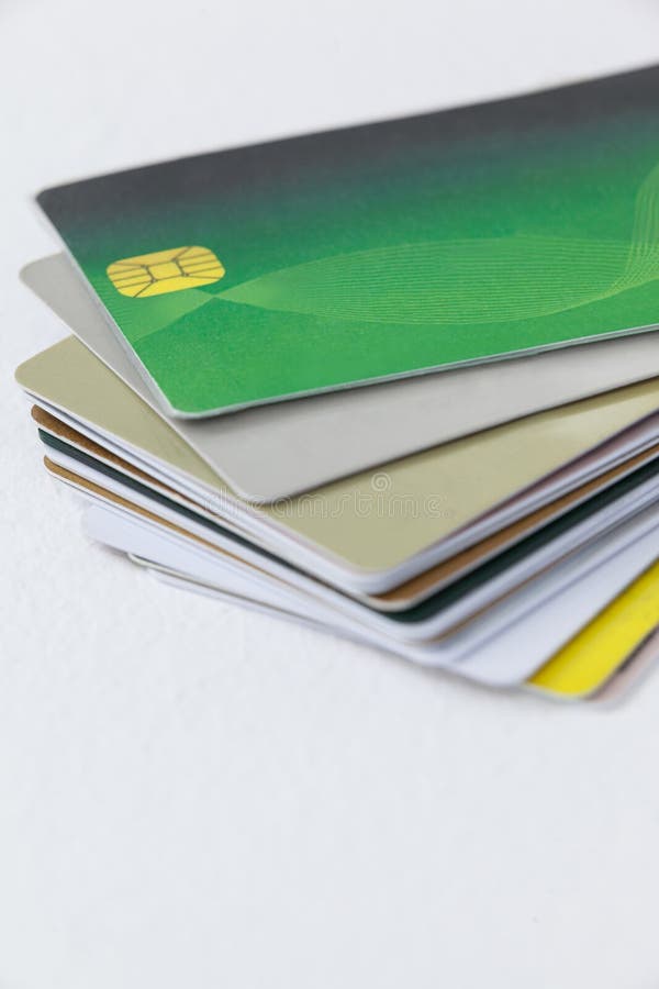 Electronic Cards with Micro Chip Stock Image - Image of smart ...