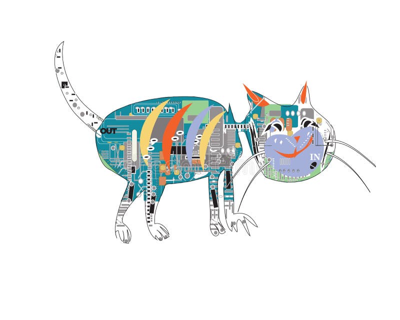 Cpu Cat Stock Illustrations – 15 Cpu Cat Stock Illustrations, Vectors ...