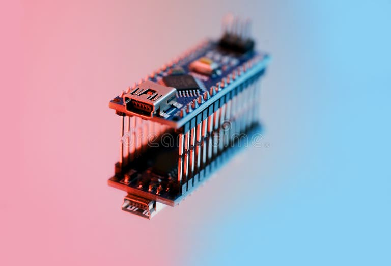 Electronic Chip, Bug, Microcontrollers and Circuit Connections for ...