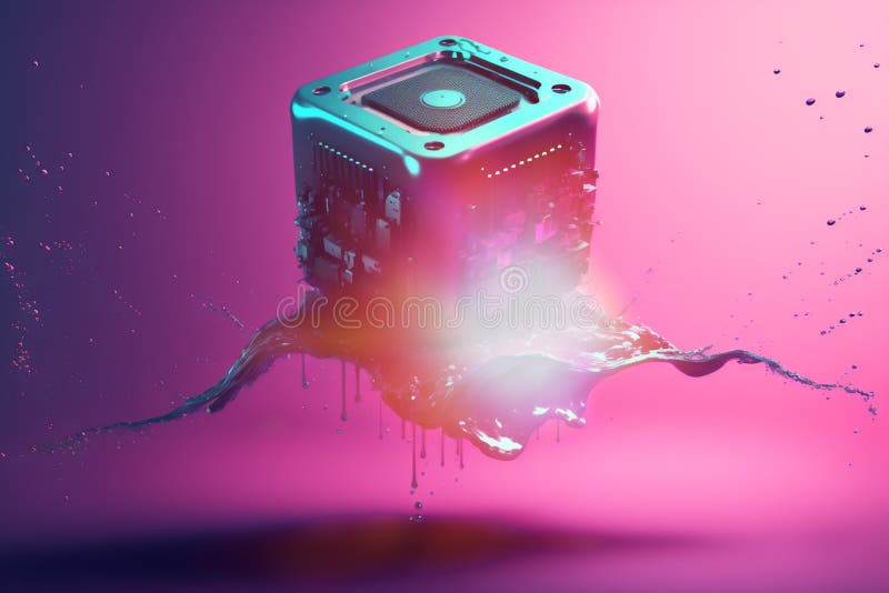 Electronic Chip Circuit Board, Cpu, Motherboard Chip Hardware Card with ...