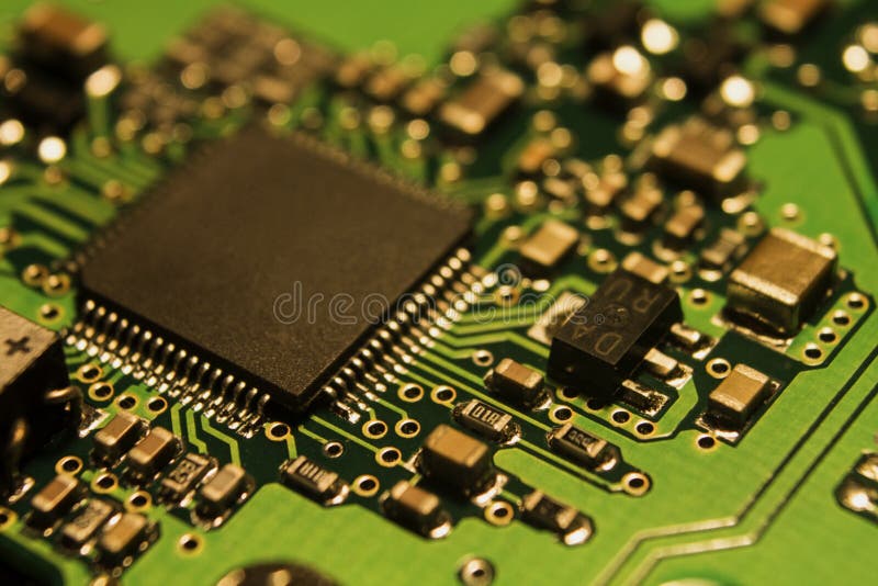 Electronic chip of an HDD stock image. Image of circuit - 109092991
