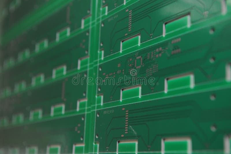 An Electronic Chip with Micro Sensors Stock Photo - Image of assembly ...