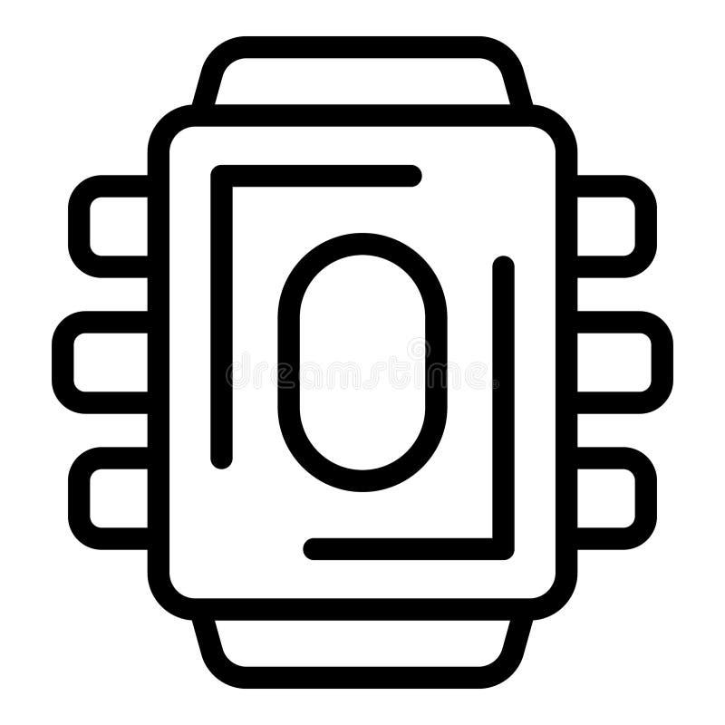 Electronic Chip Representing Computing Power and Digital Technology ...