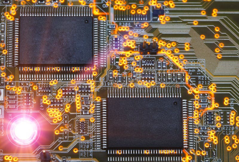 Electronic Chip and Standard Inscriptions of Resistors and Condensers ...