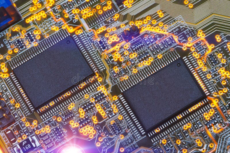 Electronic Chip and Standard Inscriptions of Resistors and Condensers ...