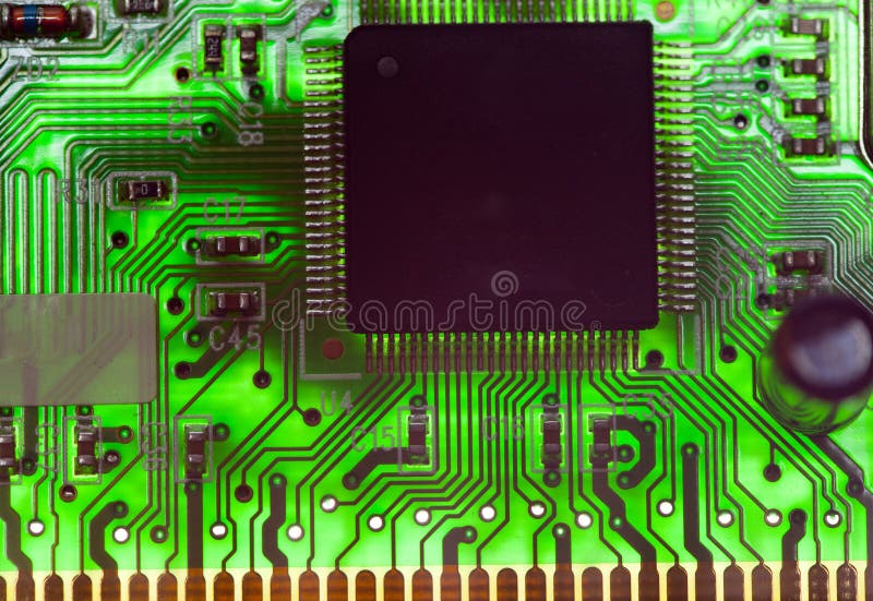 Electronic Chip and Standard Inscriptions of Resistors and Condensers ...