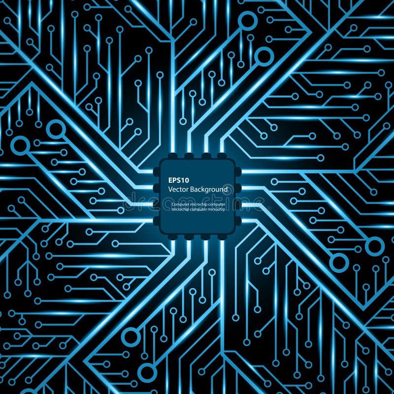 Electronic Chip. Vector Illustration. Stock Vector - Illustration of ... Electronic Chip. Vector Illustration. Stock Vector - Illustration of ...