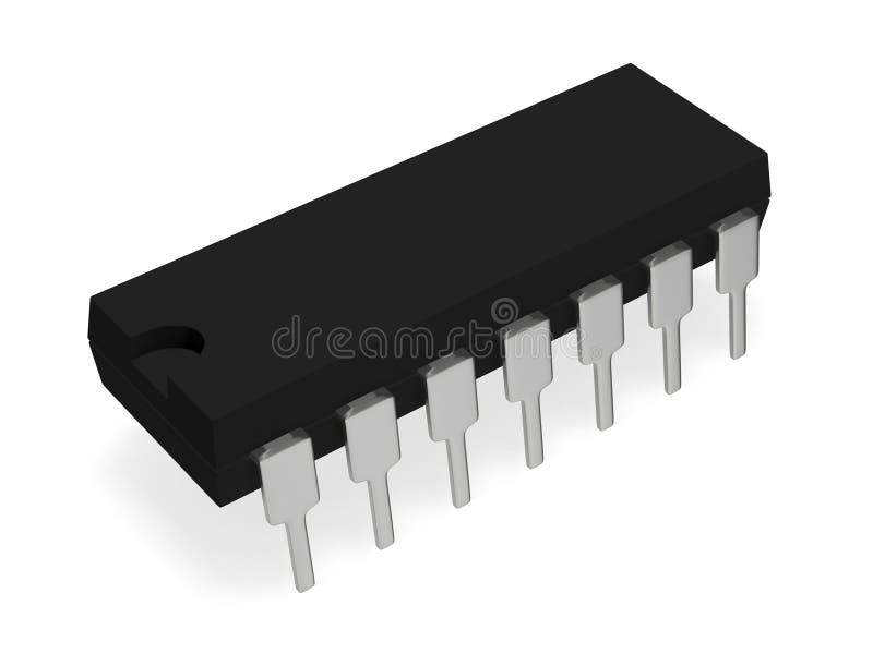 Electronic chip stock illustration. Illustration of abstract - 62006173