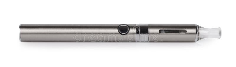 Electronic Cigarette Isolated on White Stock Photo - Image of inhalator ...