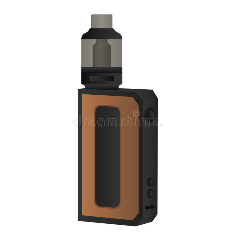 Modern Vector Vape. Electronic Cigarette Stock Vector - Illustration of ...