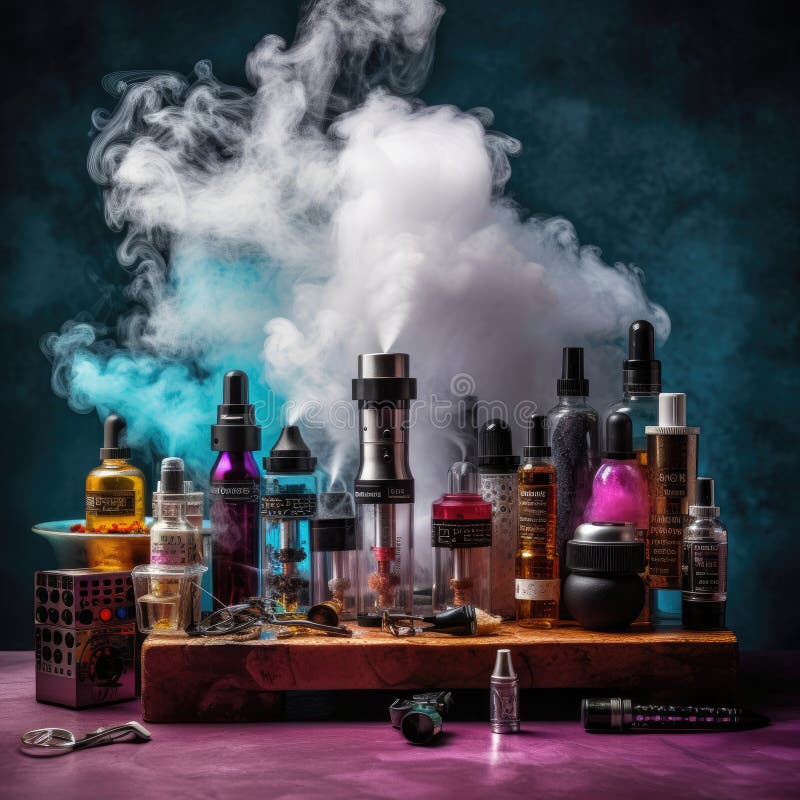 Electronic Cigarette, Vape, Pod System Stock Image - Image of male ...