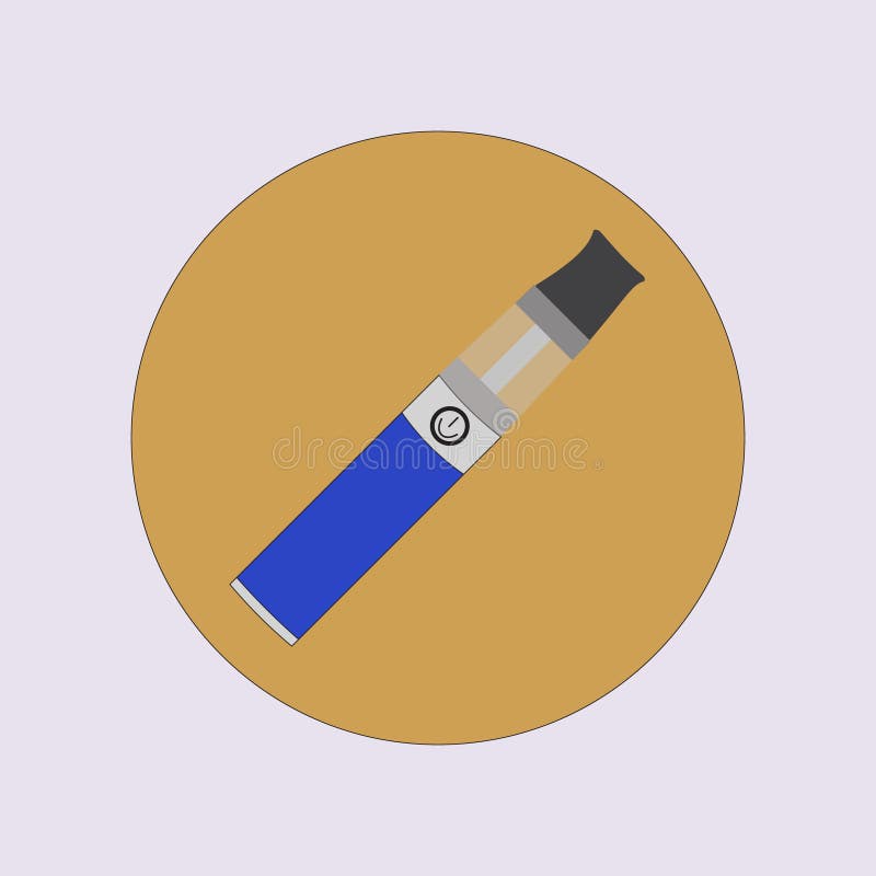 Electronic Cigarette Vaping, Vapor,health Medical Simple Flat Vector Stock Vector - Illustration ...