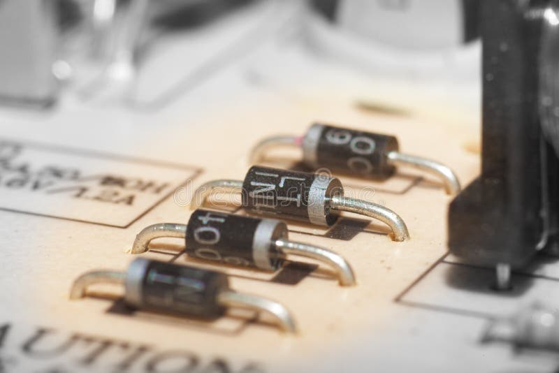Resistors on motherboard stock photo. Image of transistors - 35396758