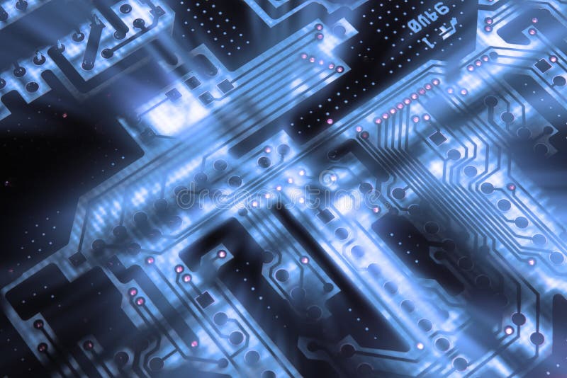Electronic circuit stock image. Image of board, digital - 52057631