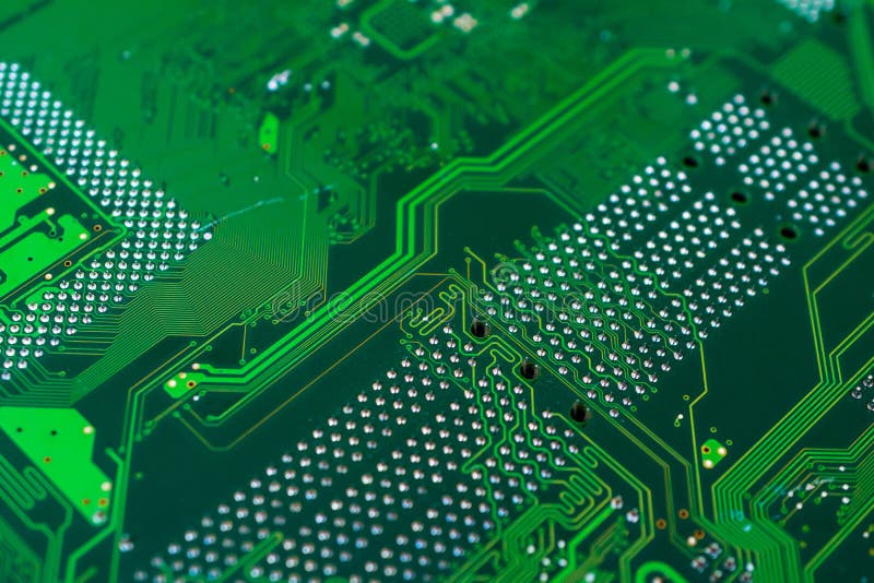 Electronic Circuit Board Abstract Background. Computer Hardware Stock ...
