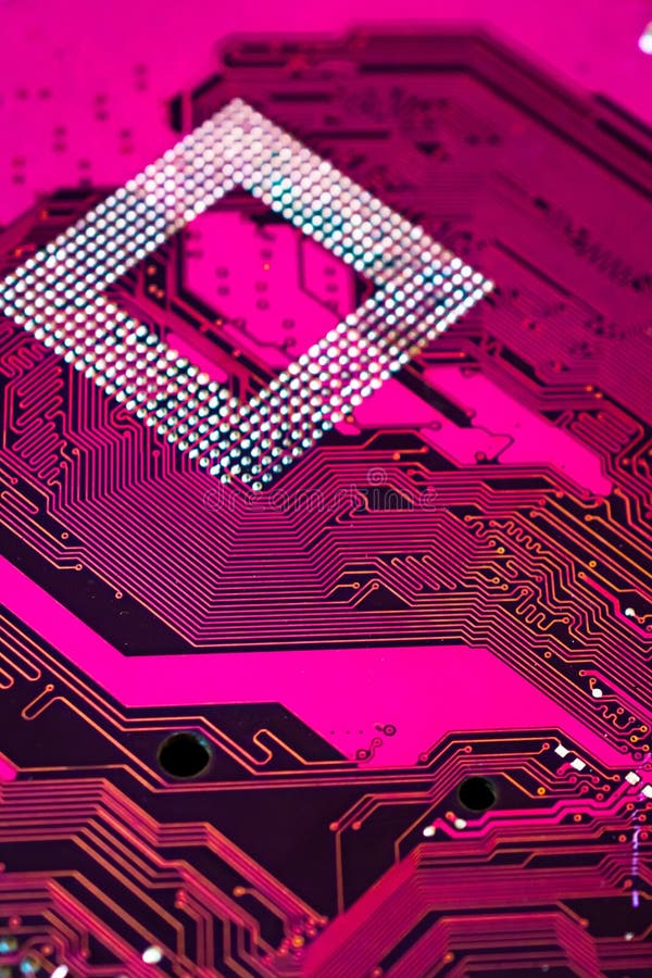 Electronic Circuit Board Abstract Background. Computer Hardware Stock ...